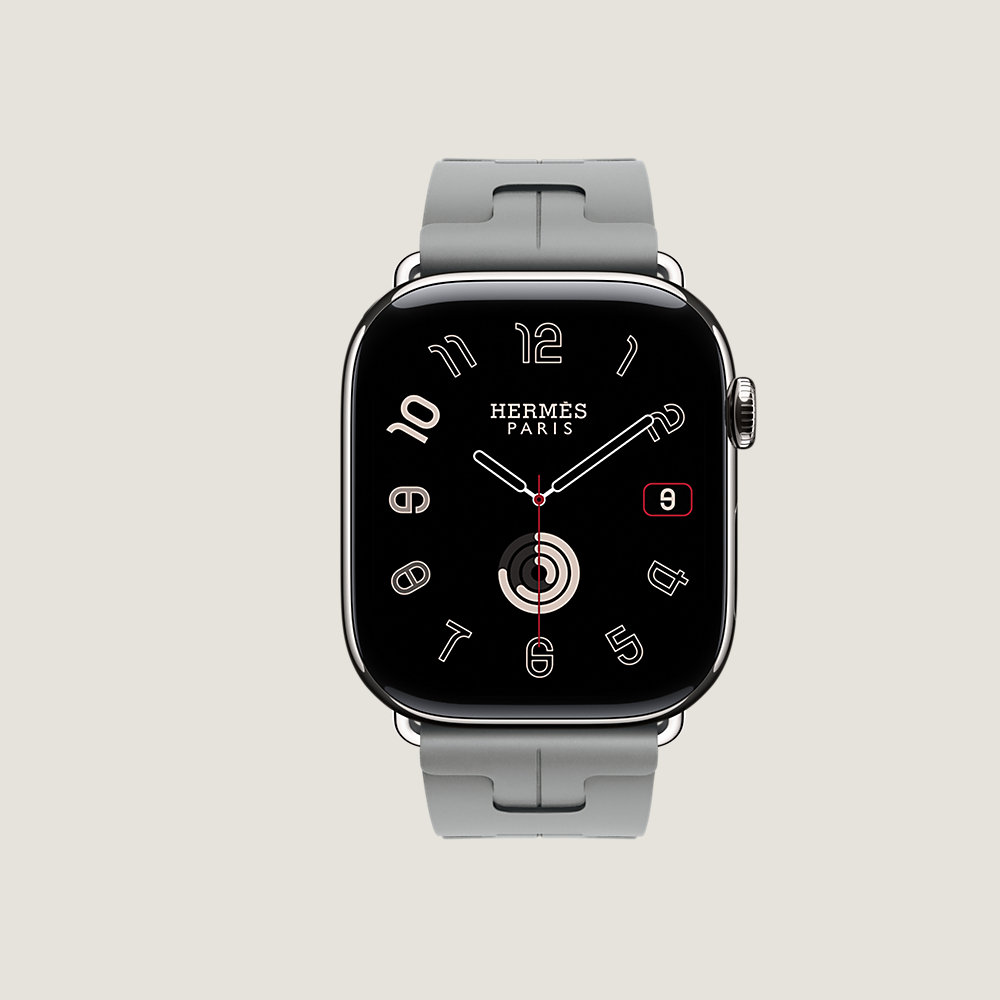 Series 10 case & Band Apple Watch Hermès Single Tour 46 mm Deployment Buckle Kilim | Hermès UK